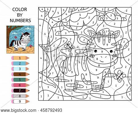 Color By Numbers. Vector & Photo (Free Trial) | Bigstock