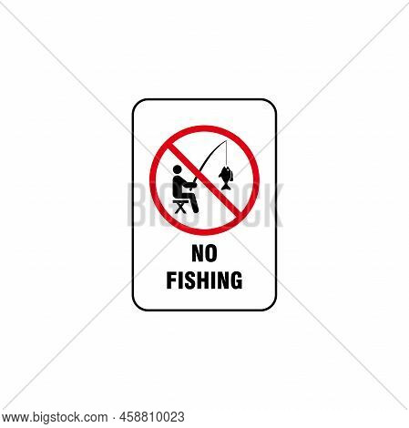 No Fishing Sign Vector & Photo (Free Trial) | Bigstock