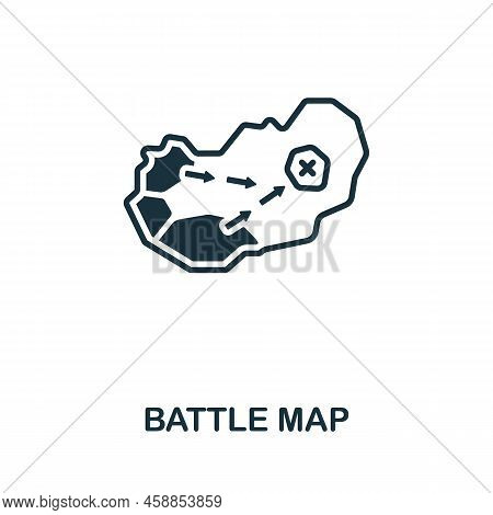 Battle Map Icon. Vector & Photo (Free Trial) | Bigstock