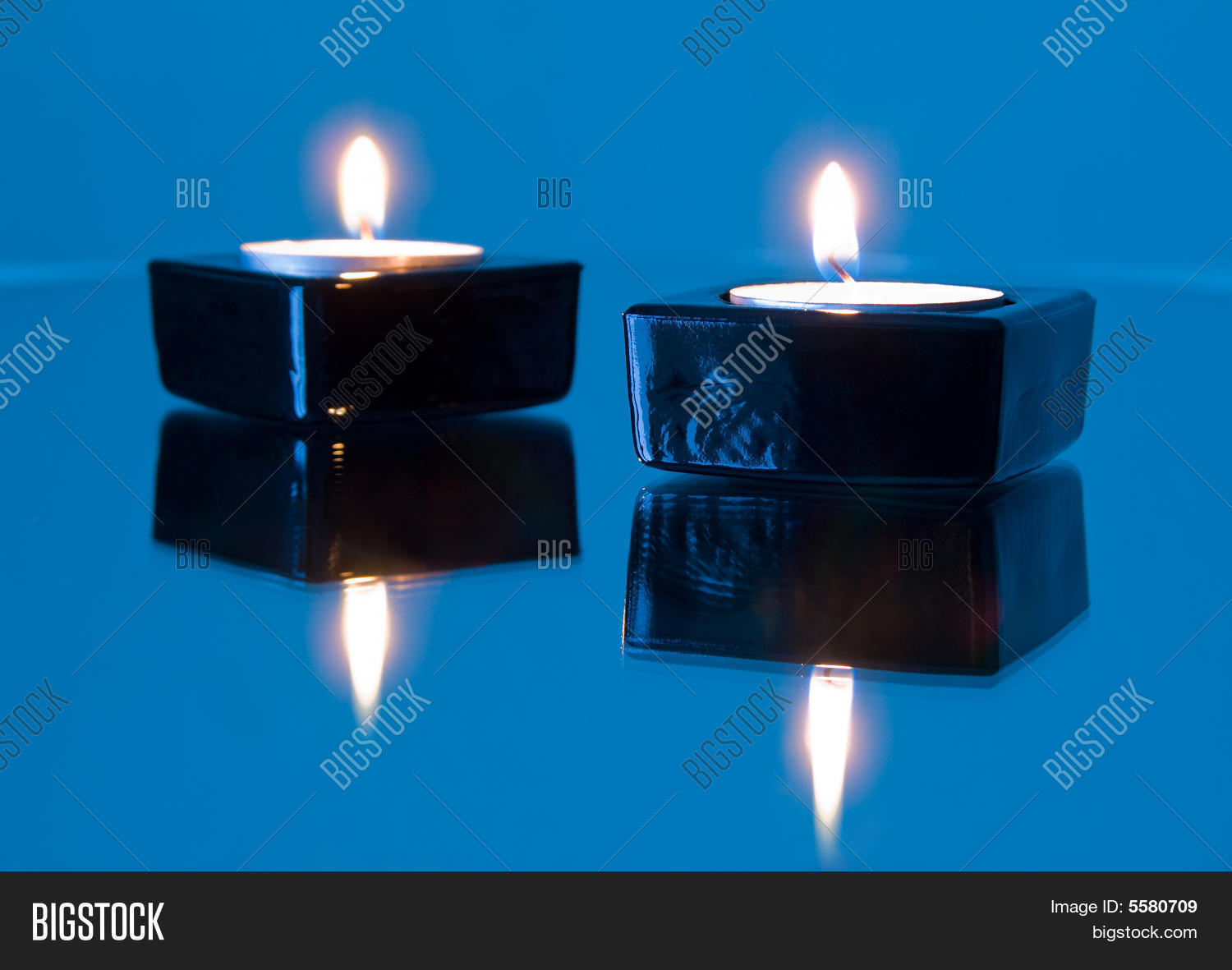 Two Burning Candles On Image & Photo (Free Trial) | Bigstock