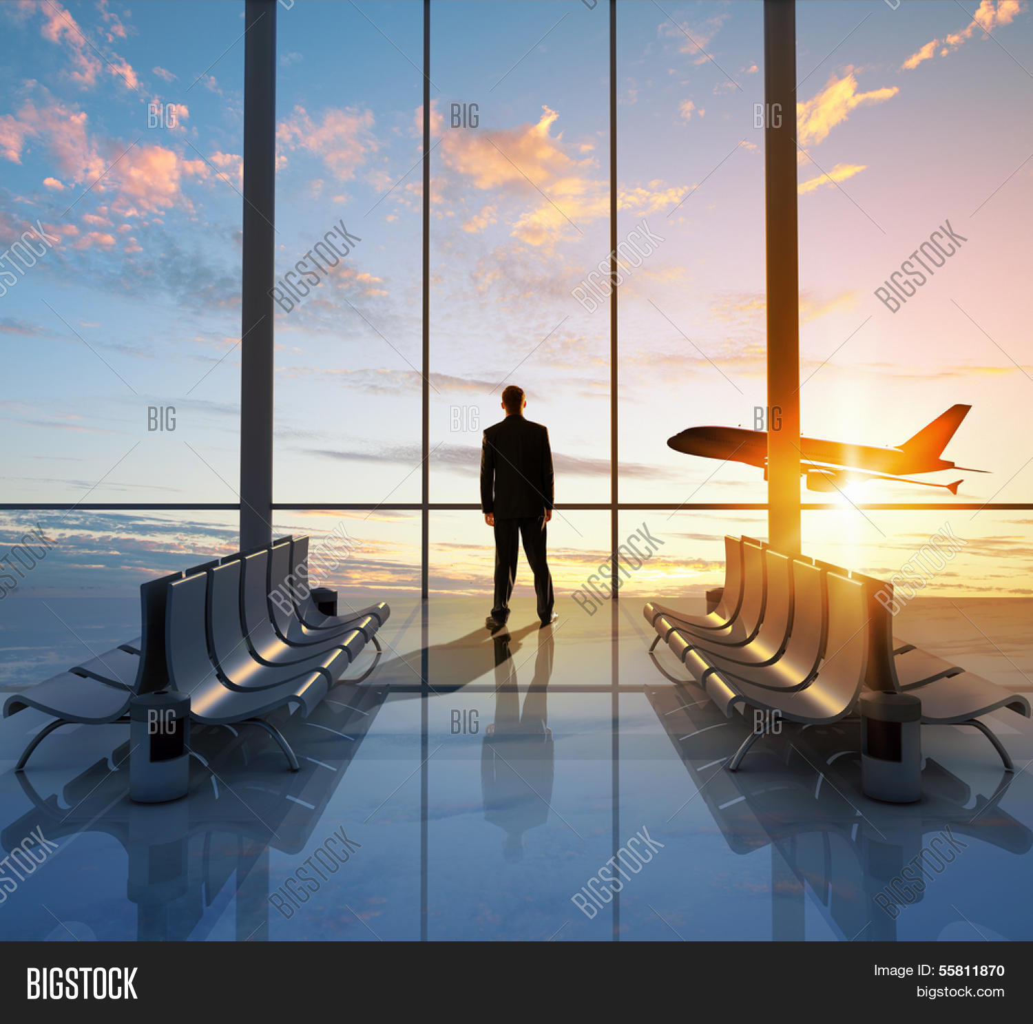 Businessman Airport Image & Photo (Free Trial) | Bigstock