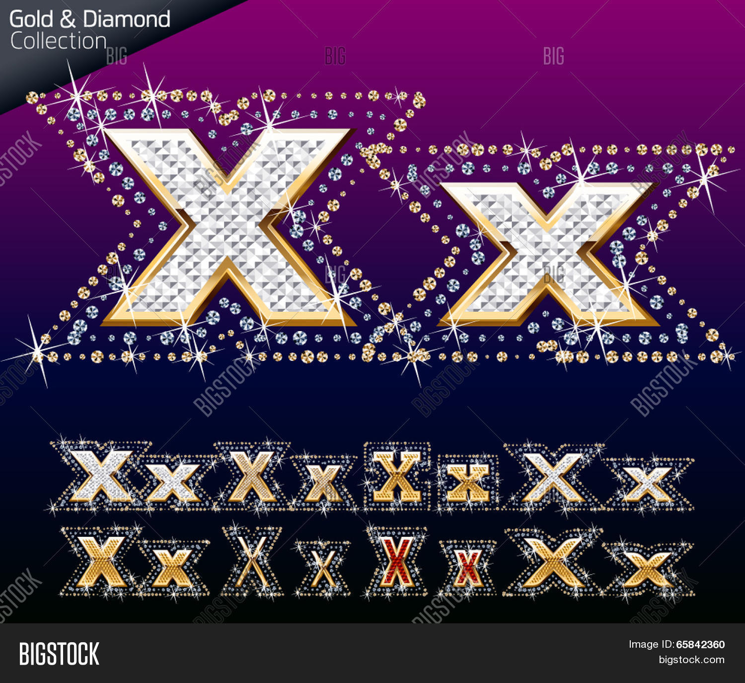 Shiny Font Gold Vector & Photo (Free Trial) | Bigstock