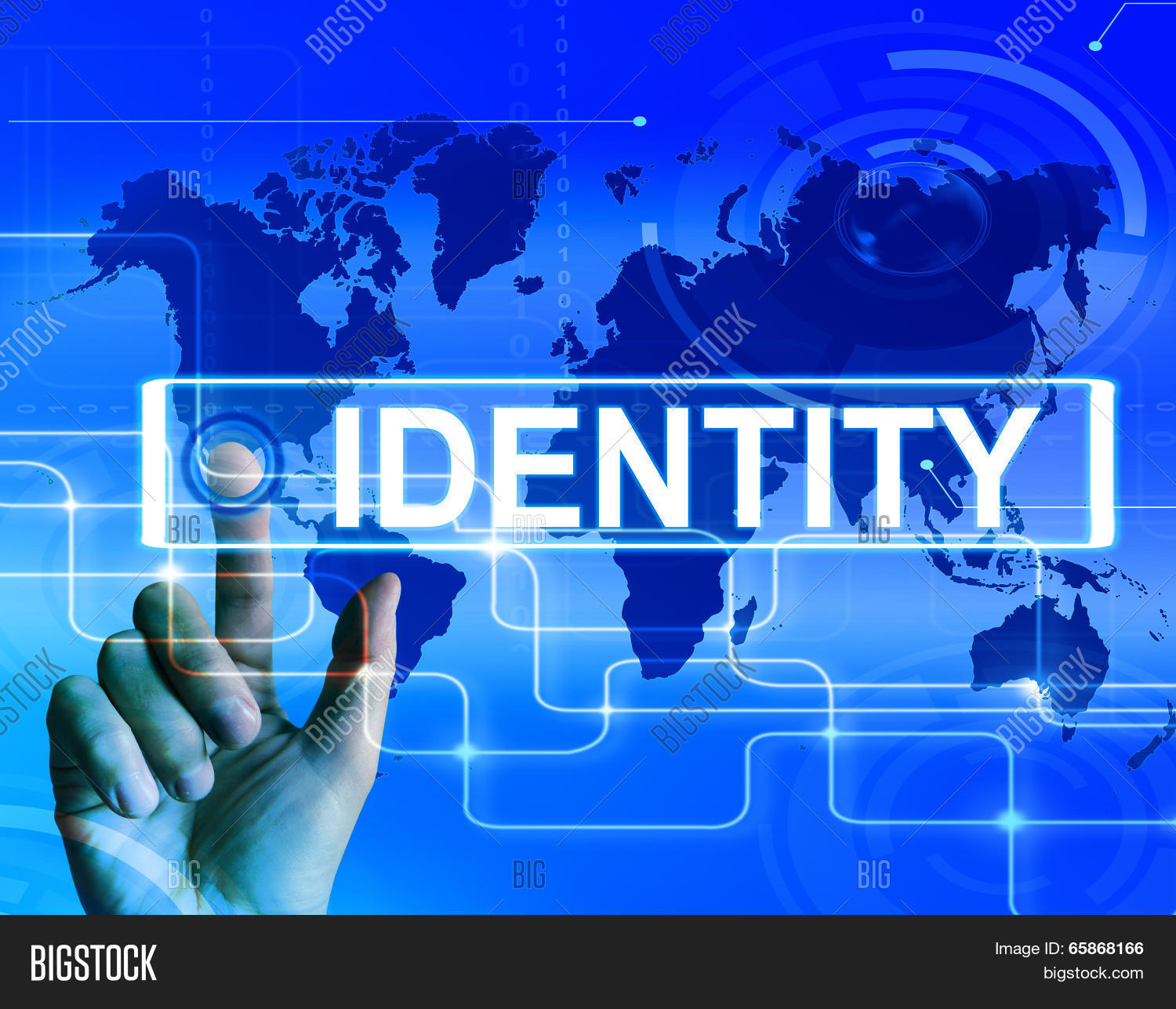 Identity Map Displays Image & Photo (Free Trial) | Bigstock