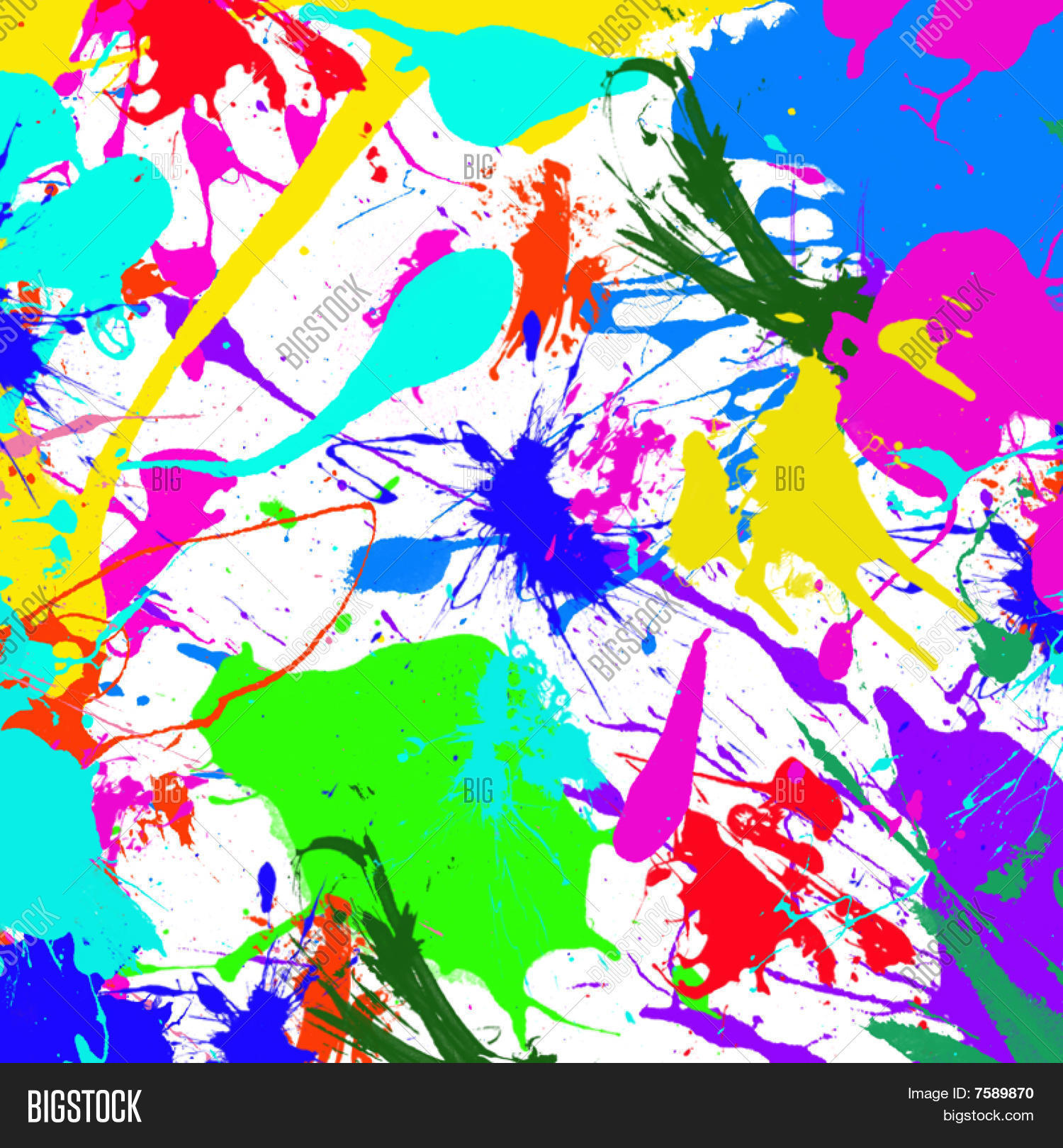 Paint Splatter Image & Photo (Free Trial) | Bigstock