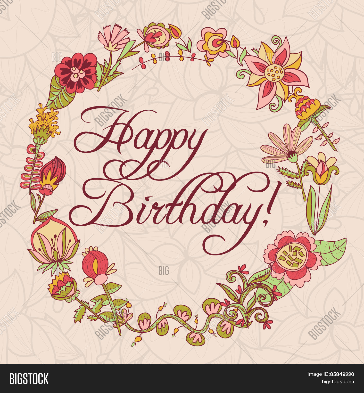 Happy Birthday Vector & Photo (Free Trial) | Bigstock
