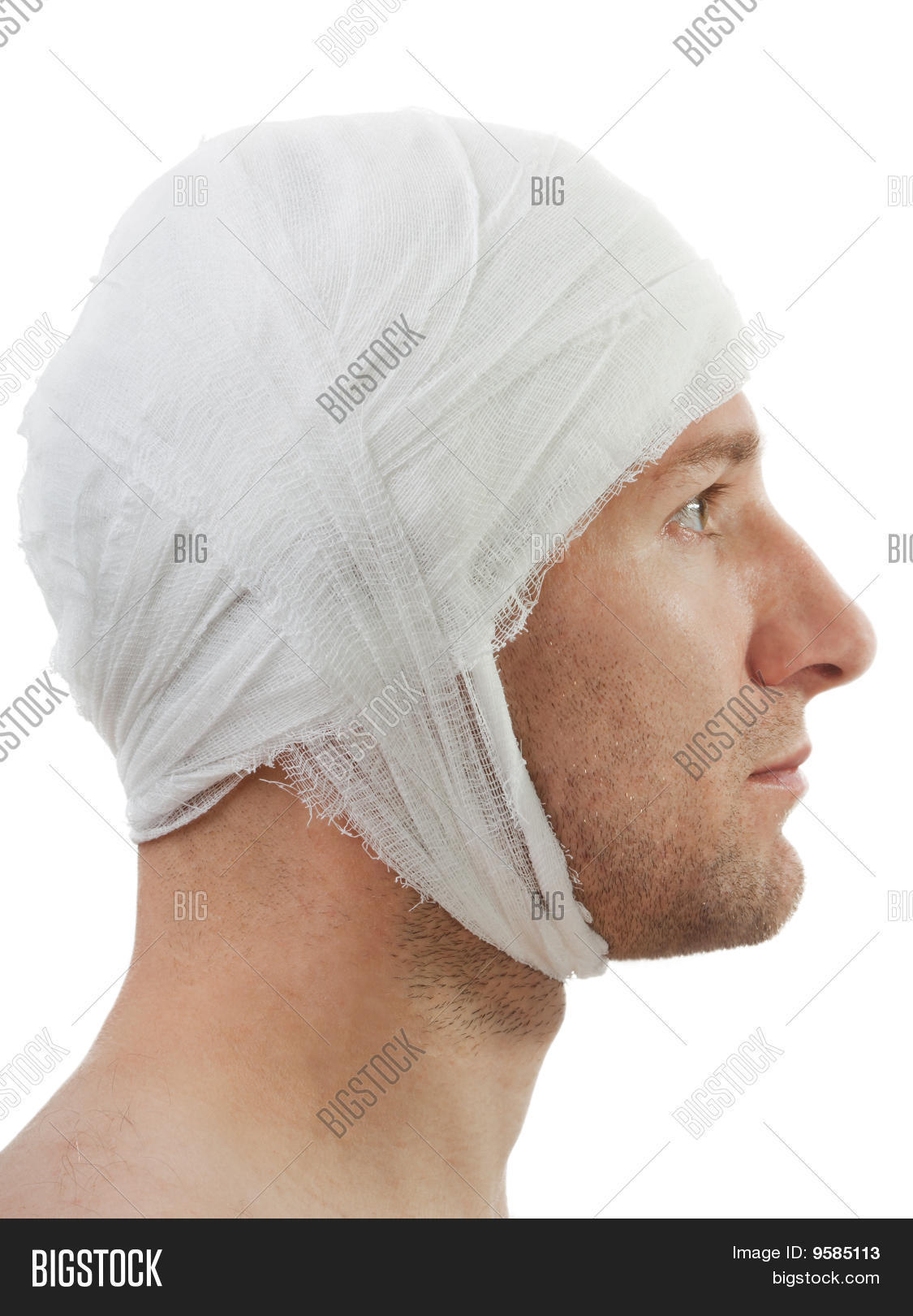 Bandage On Wound Head Image & Photo (Free Trial) | Bigstock