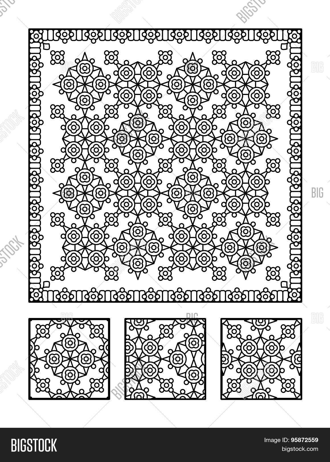 Coloring Page Visual Vector & Photo (Free Trial) | Bigstock