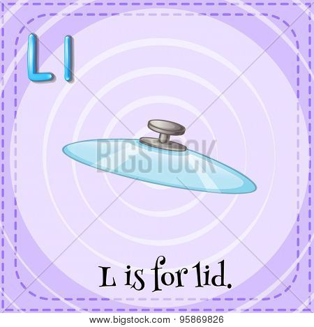 Flashcard Alphabet L Vector & Photo (Free Trial) | Bigstock
