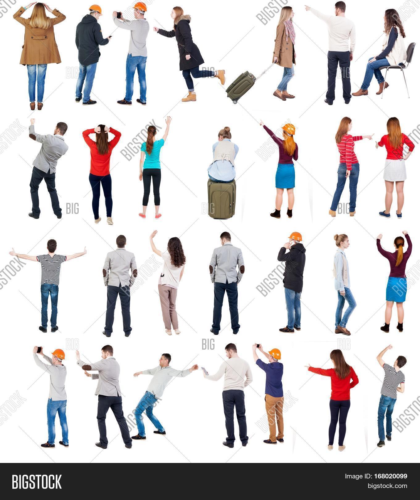 Collection " Back View Image & Photo (Free Trial) | Bigstock