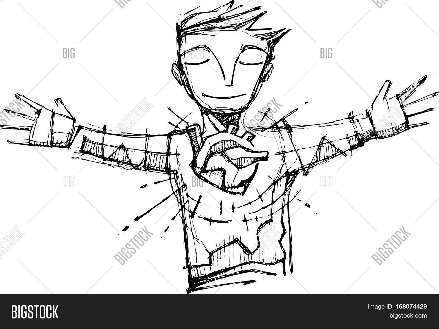 Hand Drawn Vector Vector & Photo (Free Trial) | Bigstock