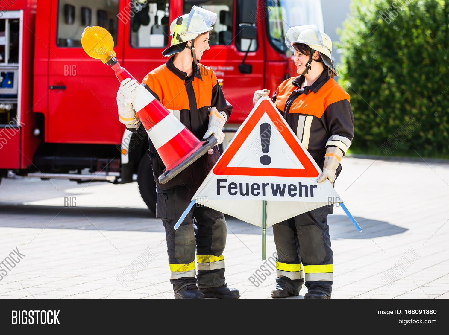 Female Fire Fighters Image & Photo (Free Trial) | Bigstock
