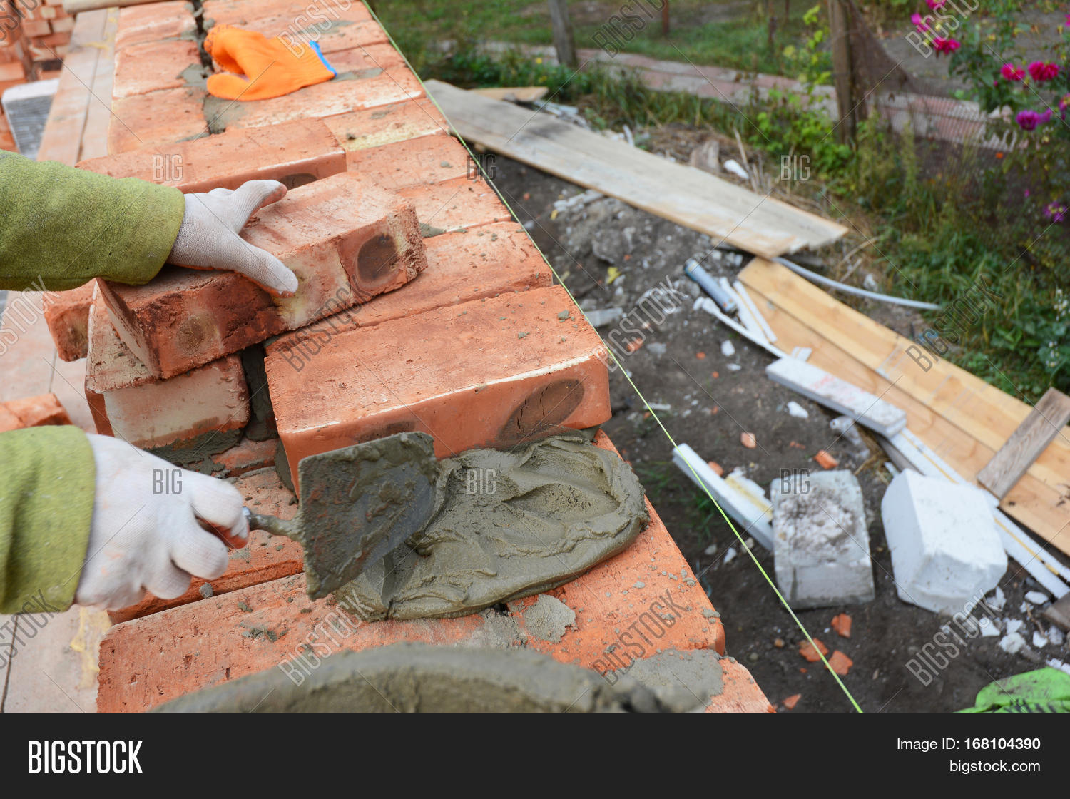 Bricklaying. Image & Photo (Free Trial) | Bigstock