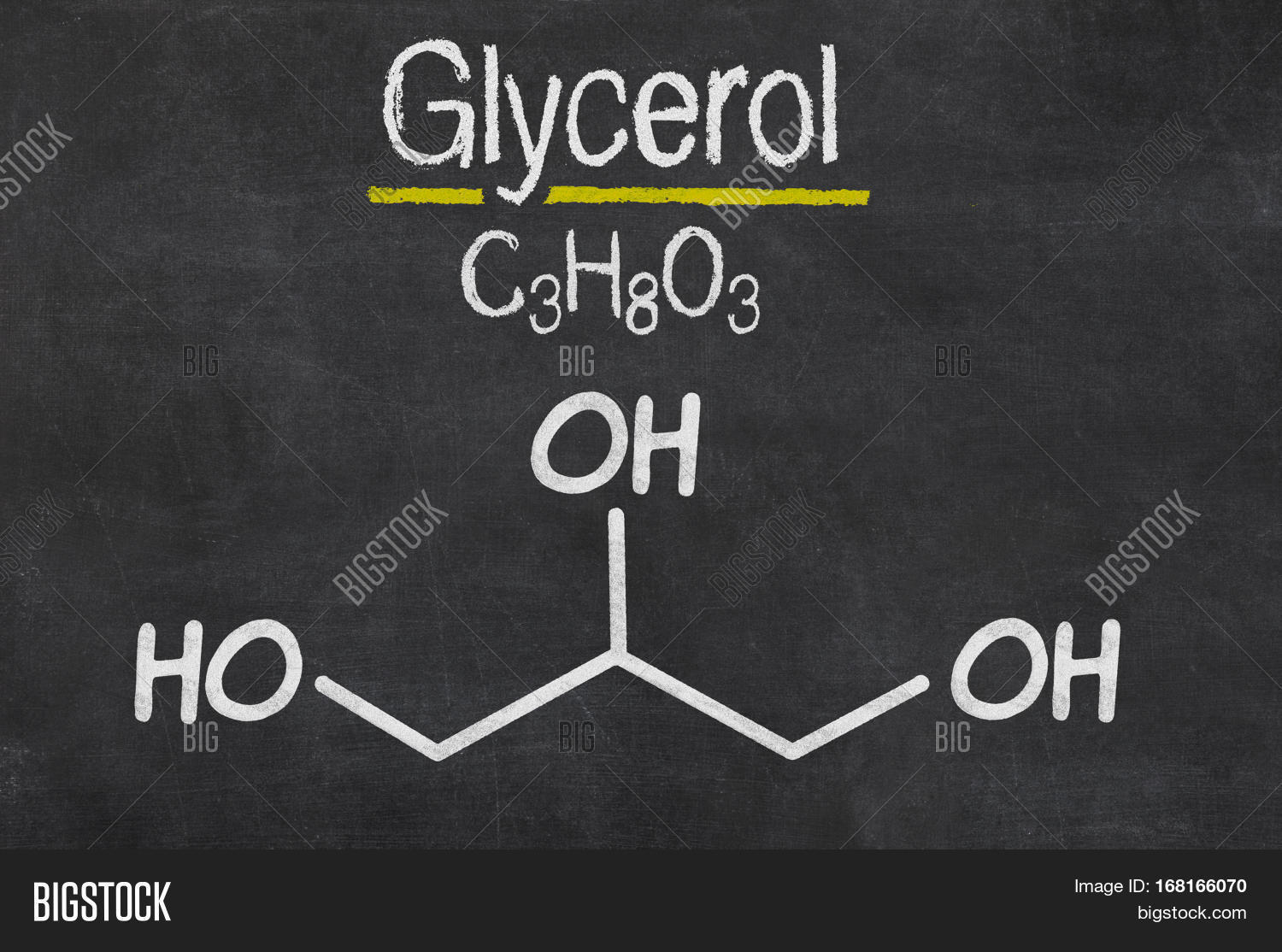 Structural Formula For Glycerol