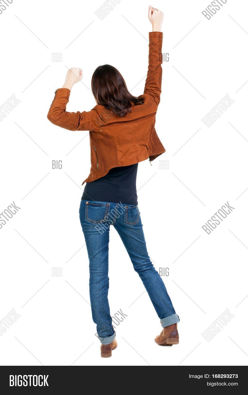 Back View Joyful Woman Image & Photo (Free Trial) | Bigstock