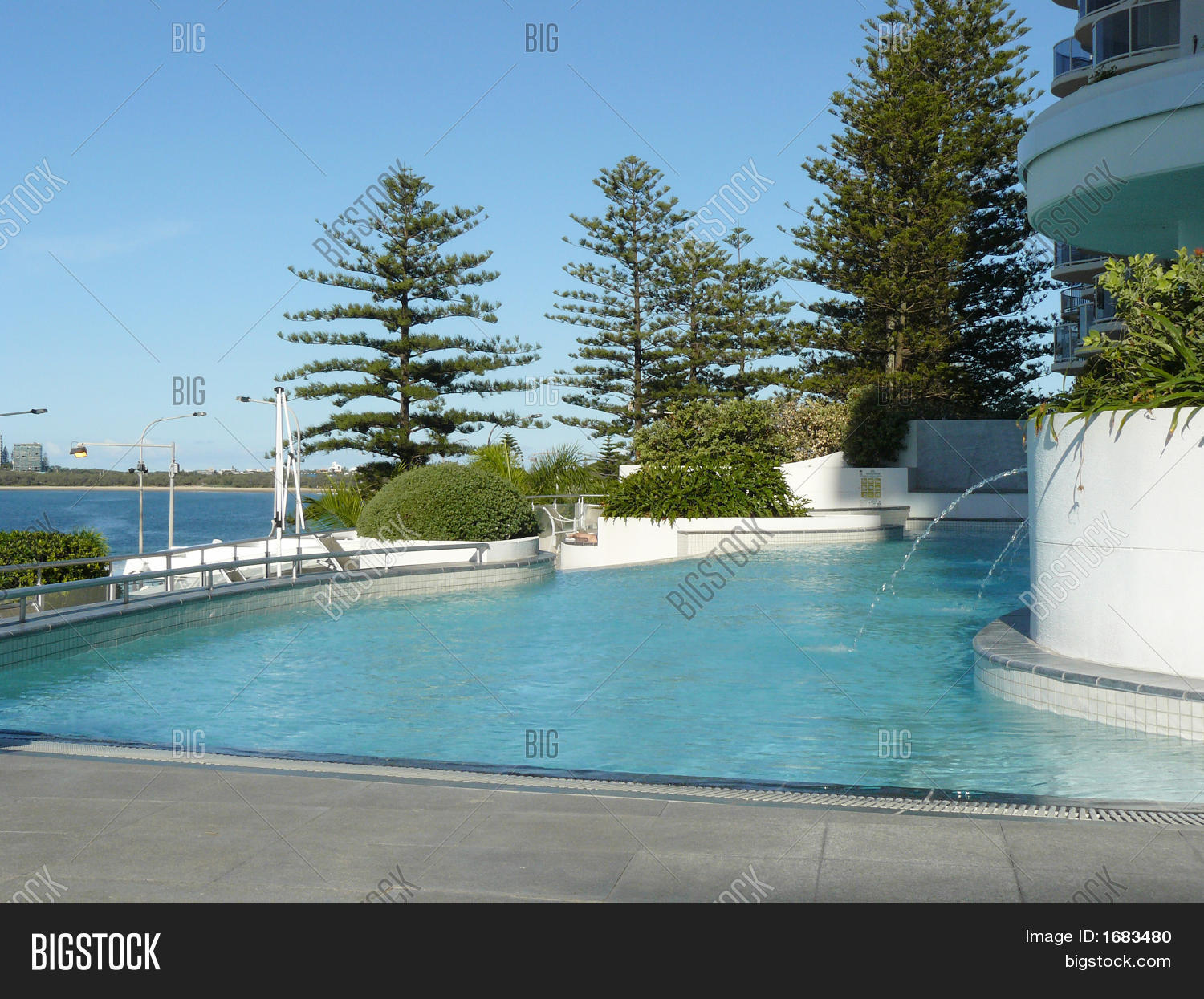 Swimming Pool View Image & Photo (Free Trial) | Bigstock