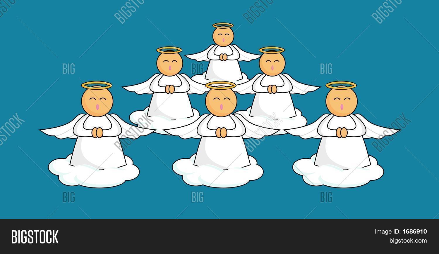 Cute Cartoon Angels Image & Photo (Free Trial) | Bigstock