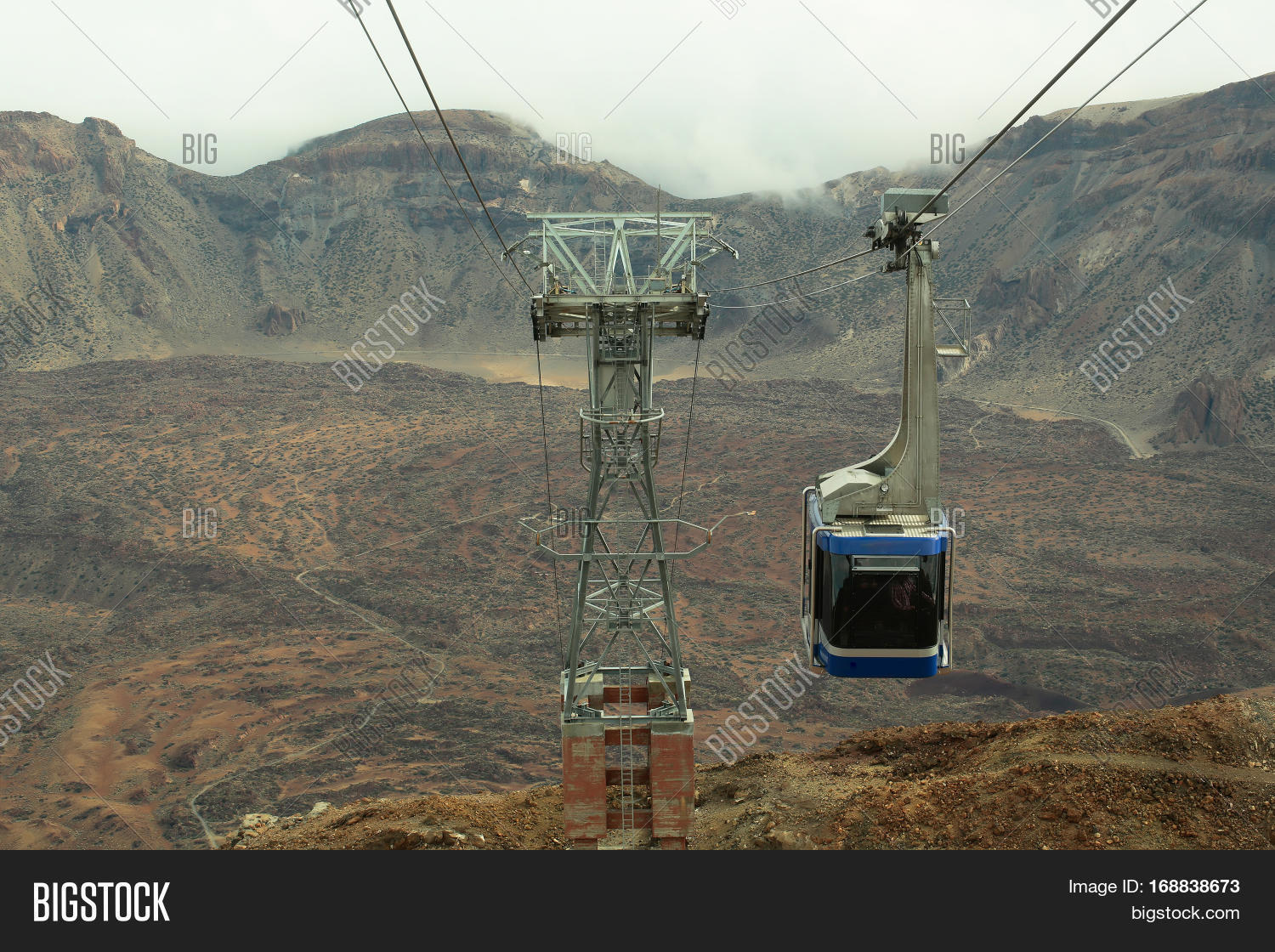 Blue Ropeway Cable Car Image & Photo (Free Trial) | Bigstock