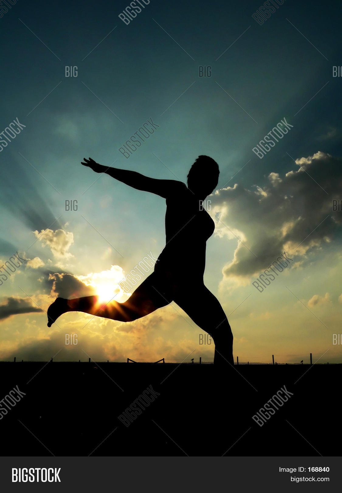Woman Leaping Image & Photo (Free Trial) | Bigstock