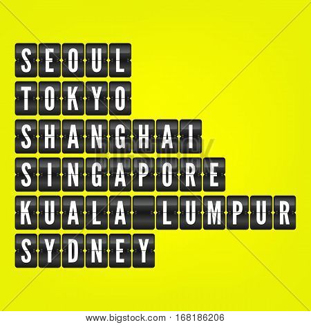 Seoul Tokyo Shanghai Vector & Photo (Free Trial) | Bigstock