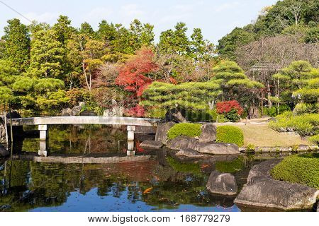 Japanese Garden Red Image & Photo (Free Trial) | Bigstock