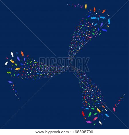 Hand Fireworks Swirl Vector & Photo (Free Trial) | Bigstock