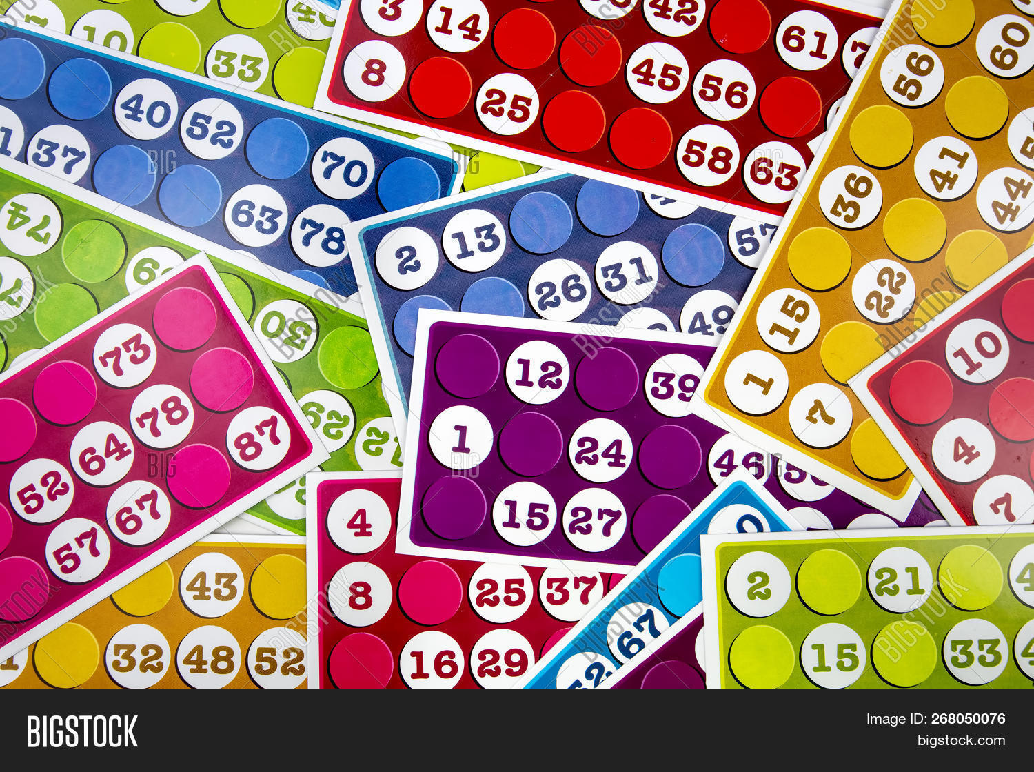 Imagen y foto Colorful Card Game (prueba gratis) | Bigstock
