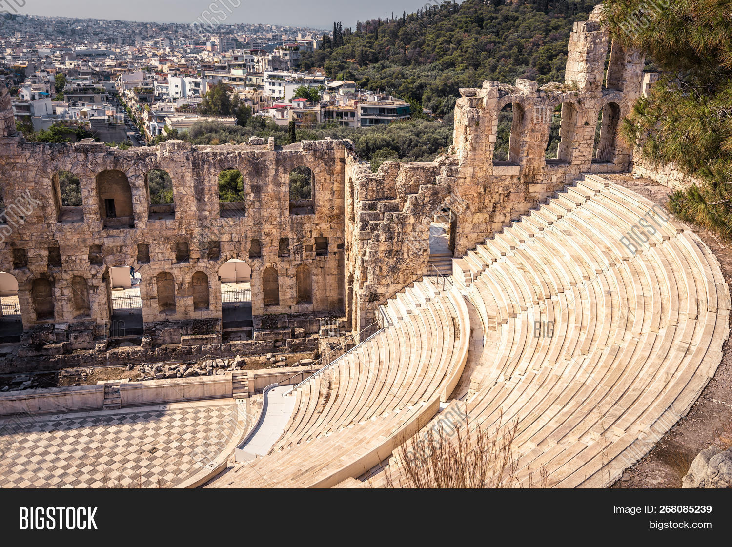 Odeon Herodes Atticus Image & Photo (Free Trial) | Bigstock