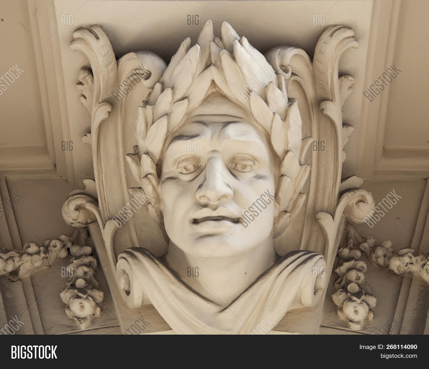 Bas-relief Face Roman Image & Photo (Free Trial) | Bigstock
