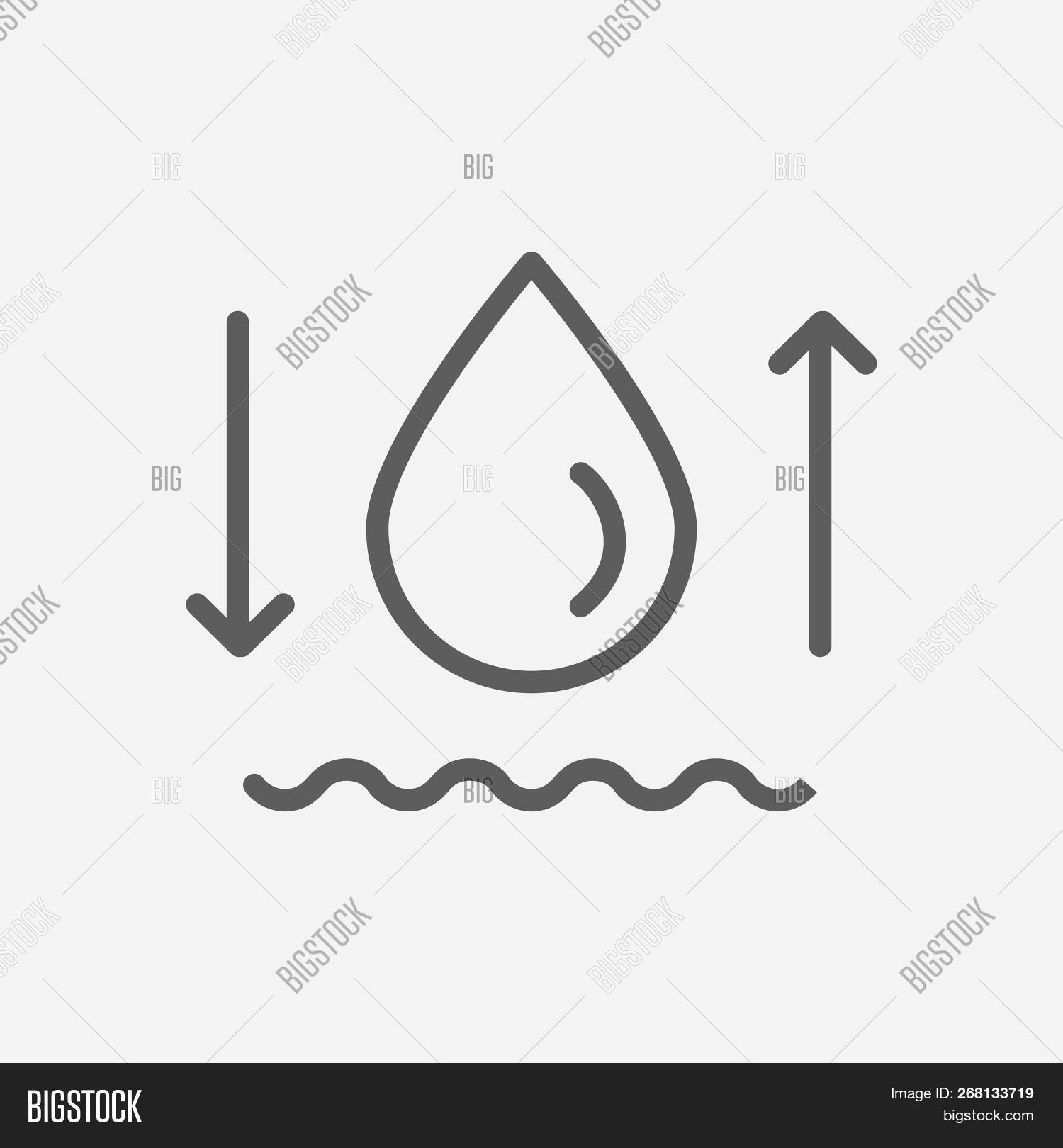 Hydrology Icon Line Image & Photo (Free Trial) | Bigstock