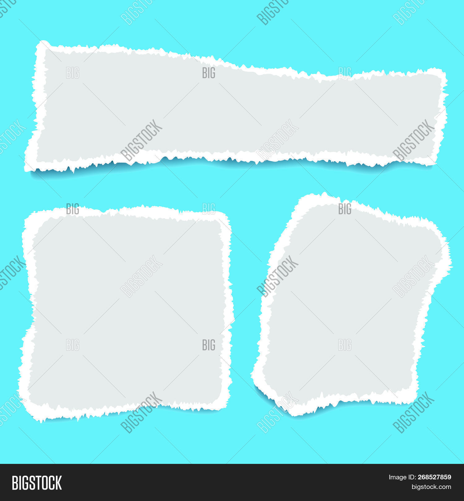 Ripped Paper. Vector Vector & Photo (Free Trial) | Bigstock