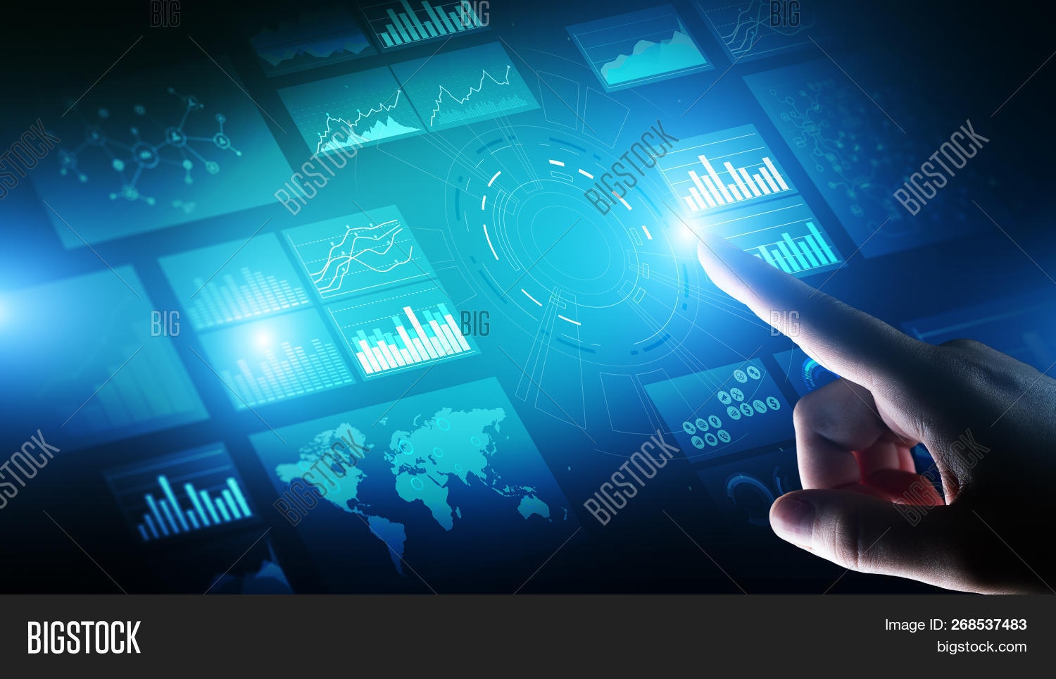 Virtual Screen Image & Photo (Free Trial) | Bigstock