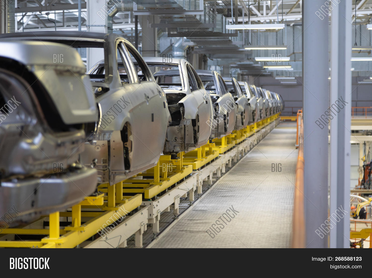 Body Car On Conveyor Image & Photo (Free Trial) | Bigstock
