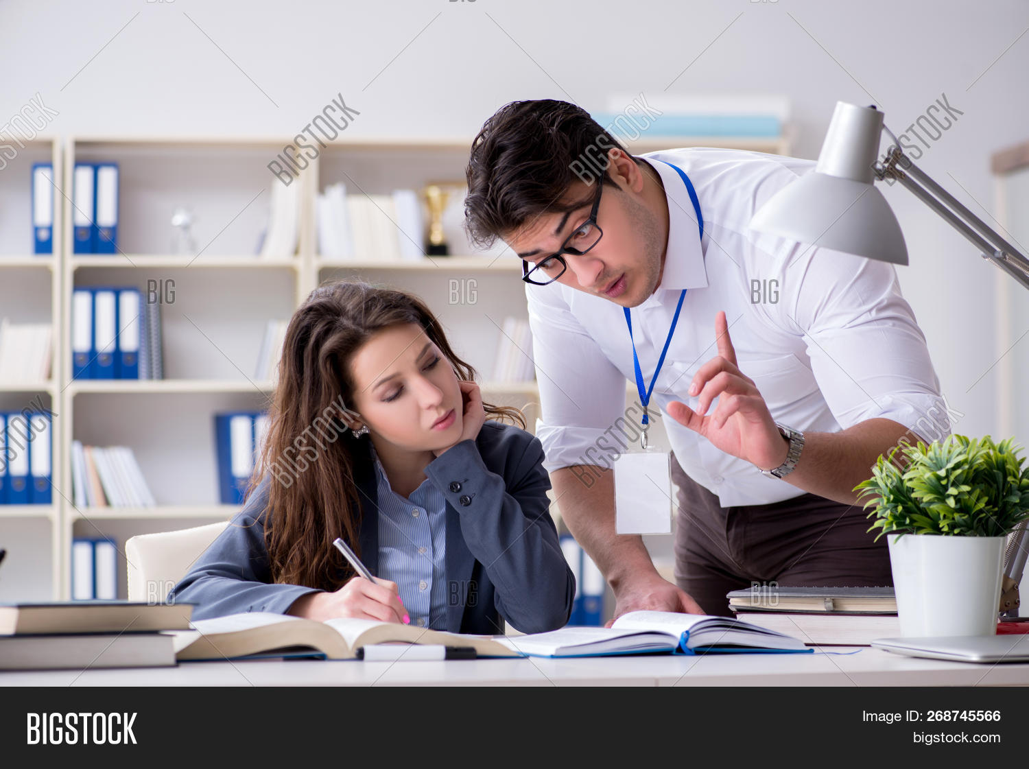 Teacher Explaining Image & Photo (Free Trial) | Bigstock