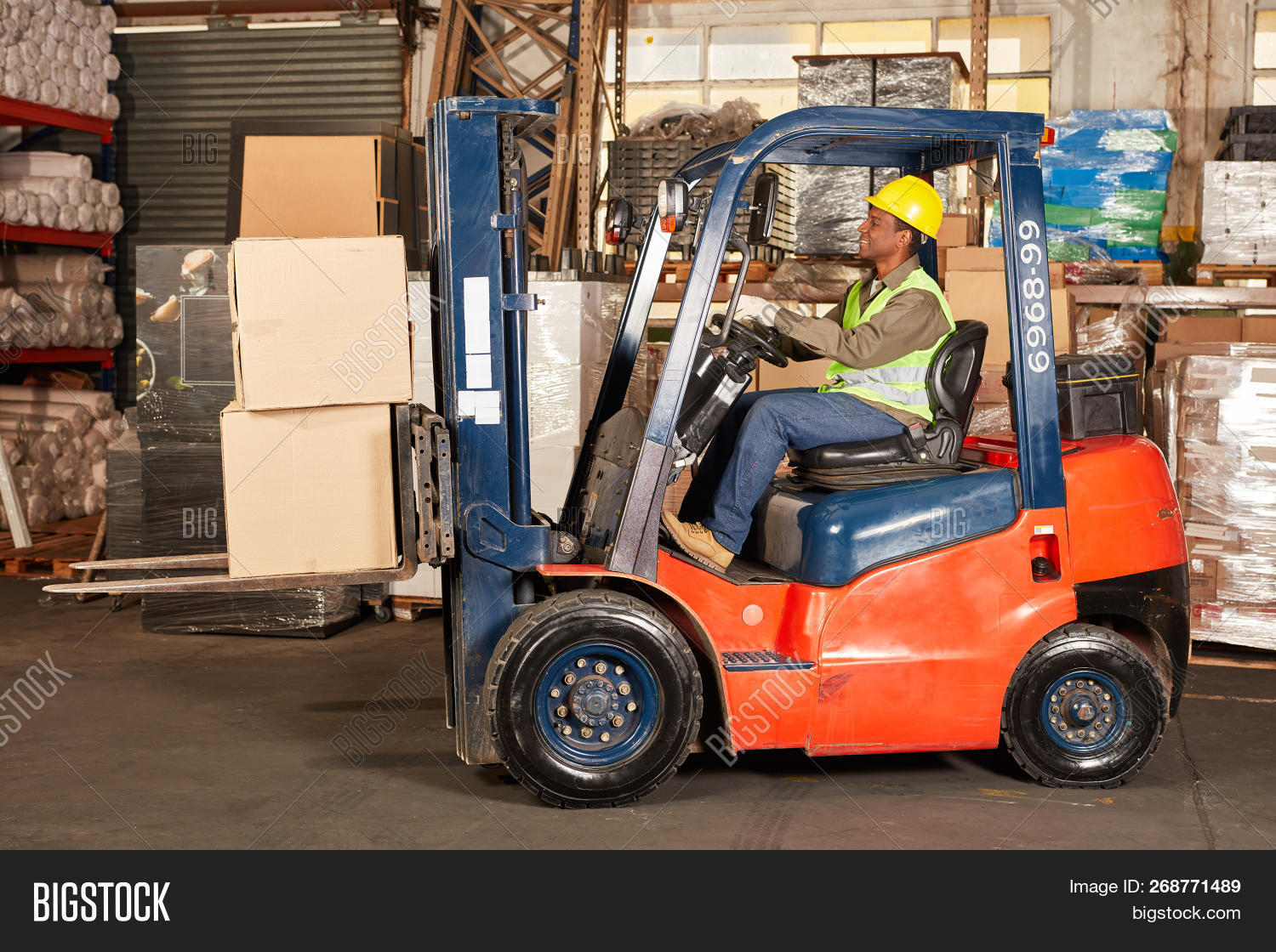 Forklift Driver Image & Photo (Free Trial) | Bigstock