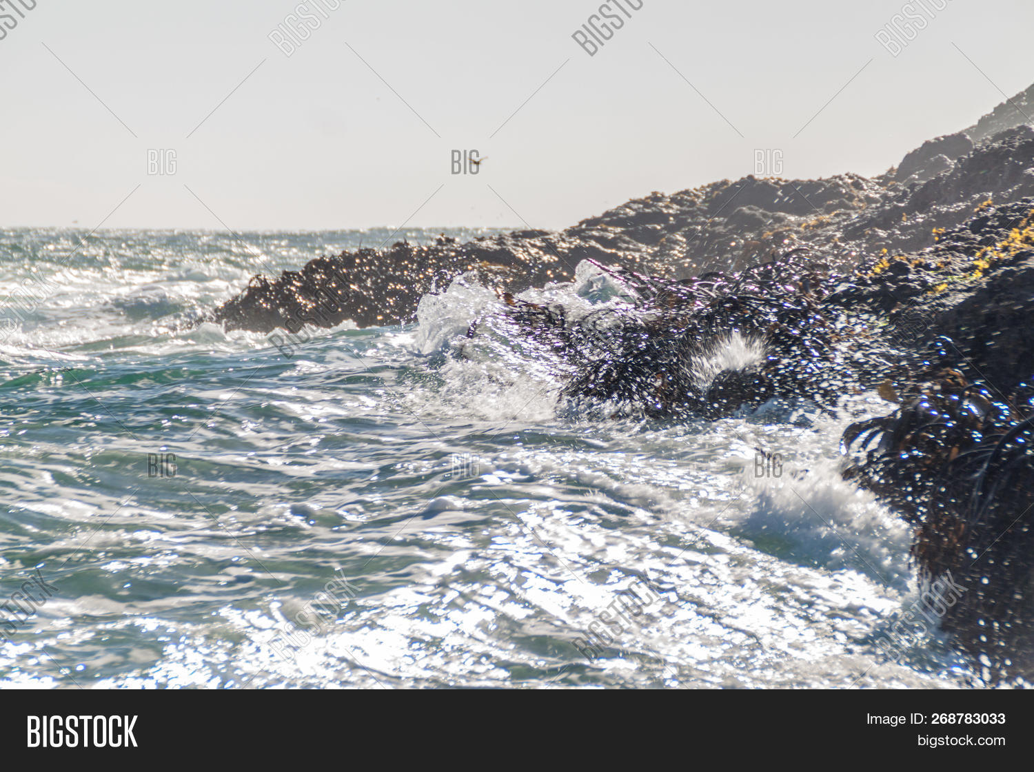 Big Waves Splash On Image & Photo (Free Trial) | Bigstock