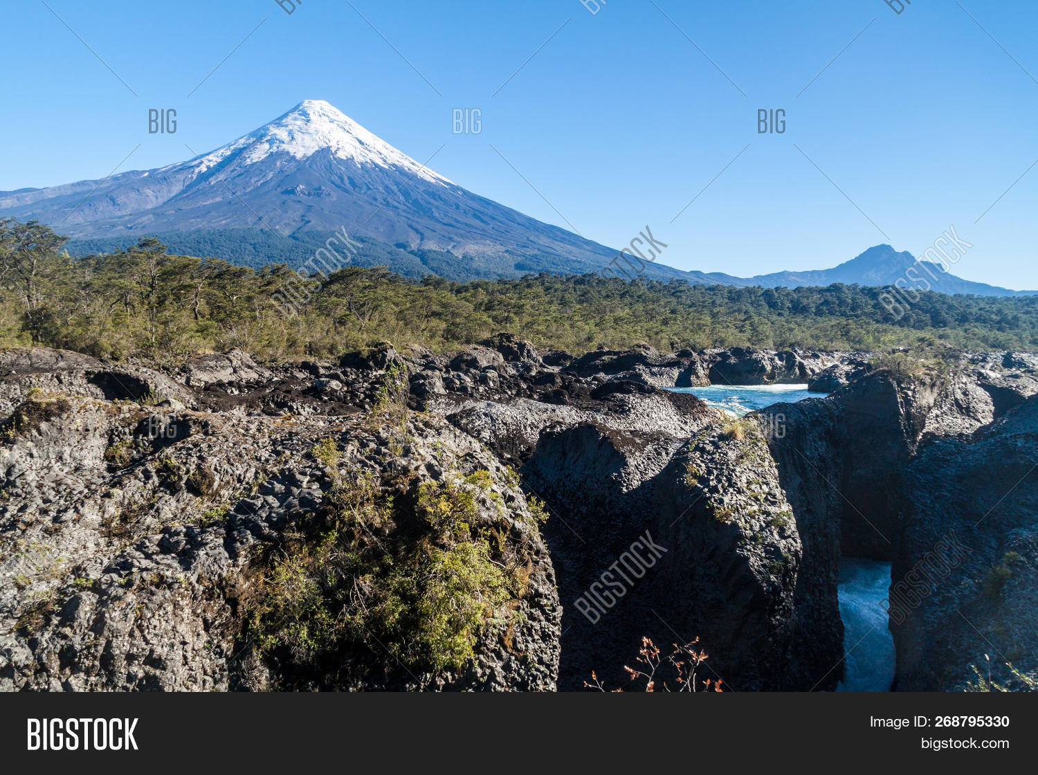 Saltos Del Petrohue Image & Photo (Free Trial) | Bigstock