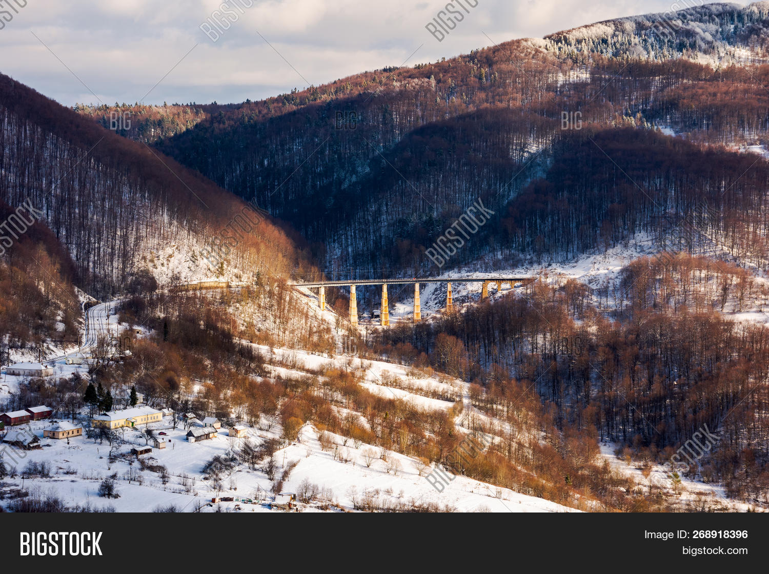 Winter Rail Road Image & Photo (Free Trial) | Bigstock