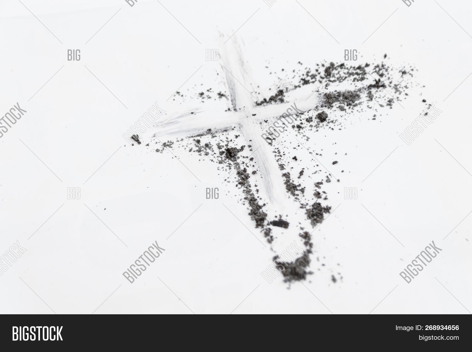 Cross Made Ashes, Ash Image & Photo (Free Trial) | Bigstock