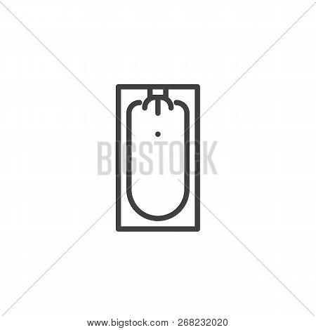 Bathtub Top View Vector & Photo (Free Trial) | Bigstock