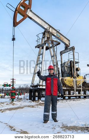 Man Worker Oilfield. Image & Photo (Free Trial) | Bigstock