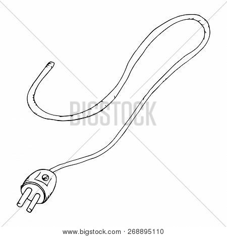 Electric Cord Icon. Vector & Photo (Free Trial) | Bigstock