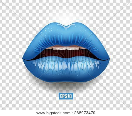 Vector y foto Sexy Lips, Ice Kiss (prueba gratis) | Bigstock