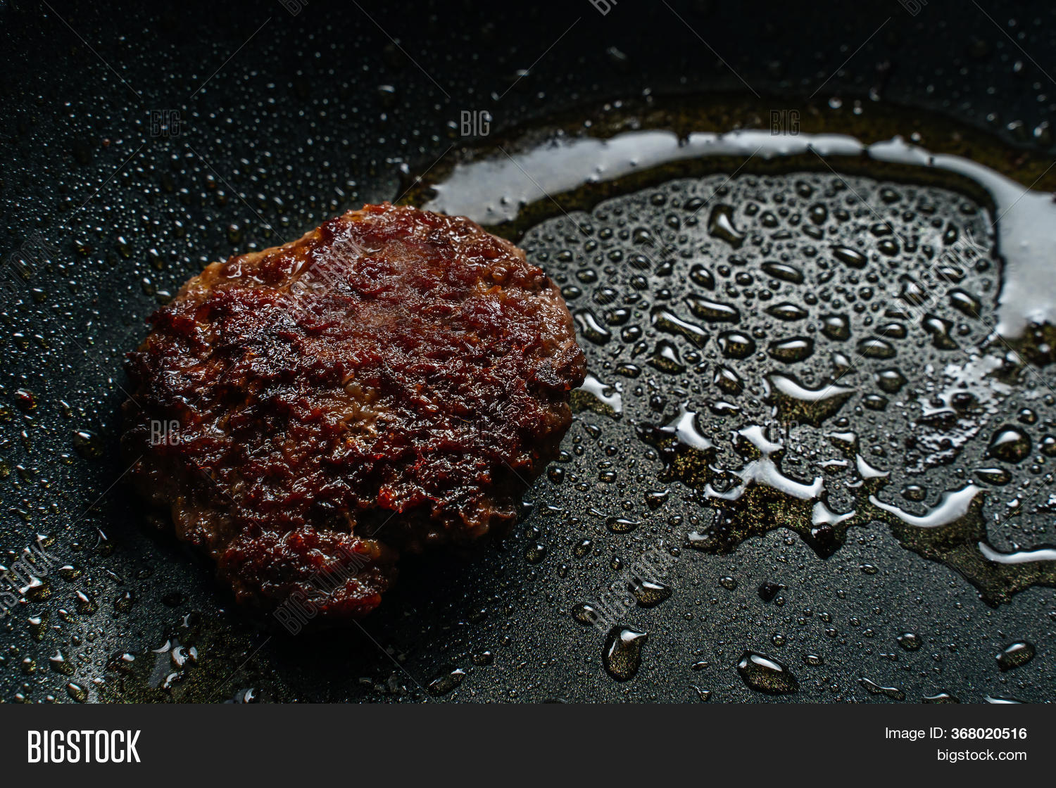 Beef Patty Fried Image & Photo (Free Trial) | Bigstock