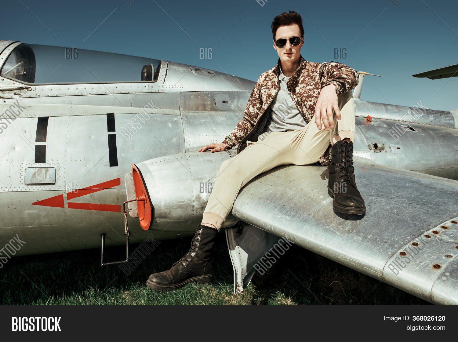 Handsome Man Pilot Image & Photo (Free Trial) | Bigstock