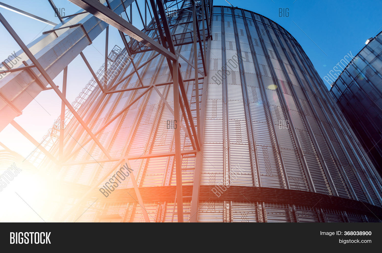 Modern Silos Storing Image & Photo (Free Trial) | Bigstock