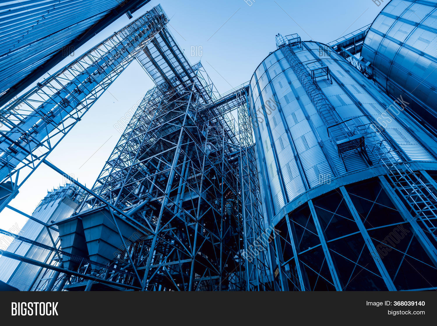 Modern Silos Storing Image & Photo (Free Trial) | Bigstock