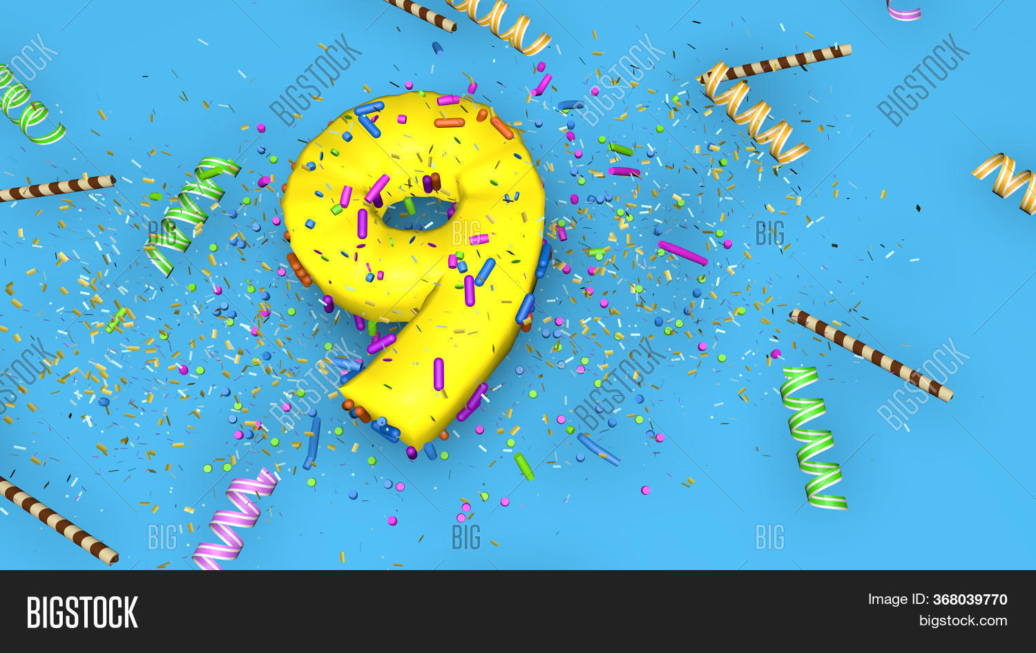 Number 9 Birthday, Image & Photo (Free Trial) | Bigstock
