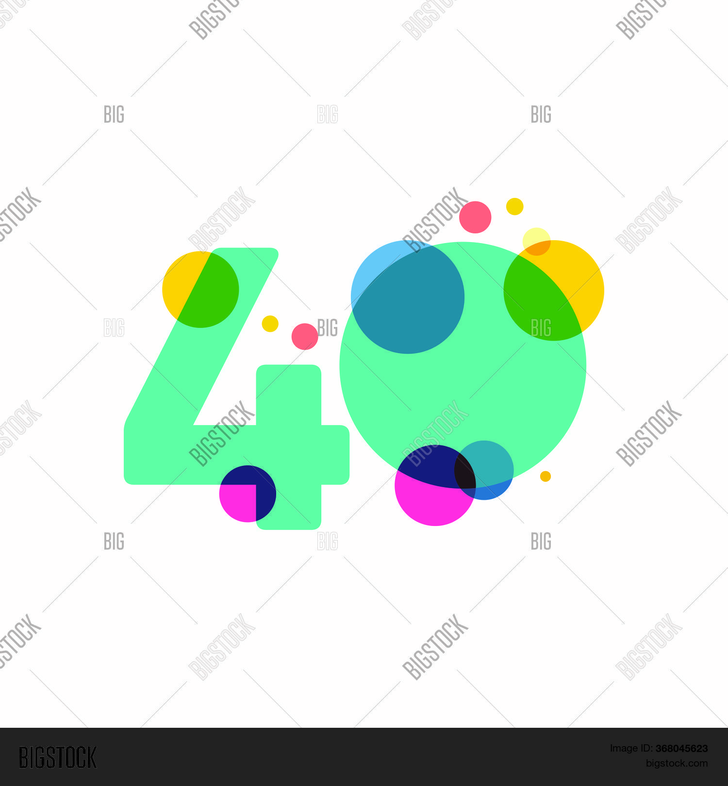 40 Years Anniversary Vector & Photo (Free Trial) | Bigstock