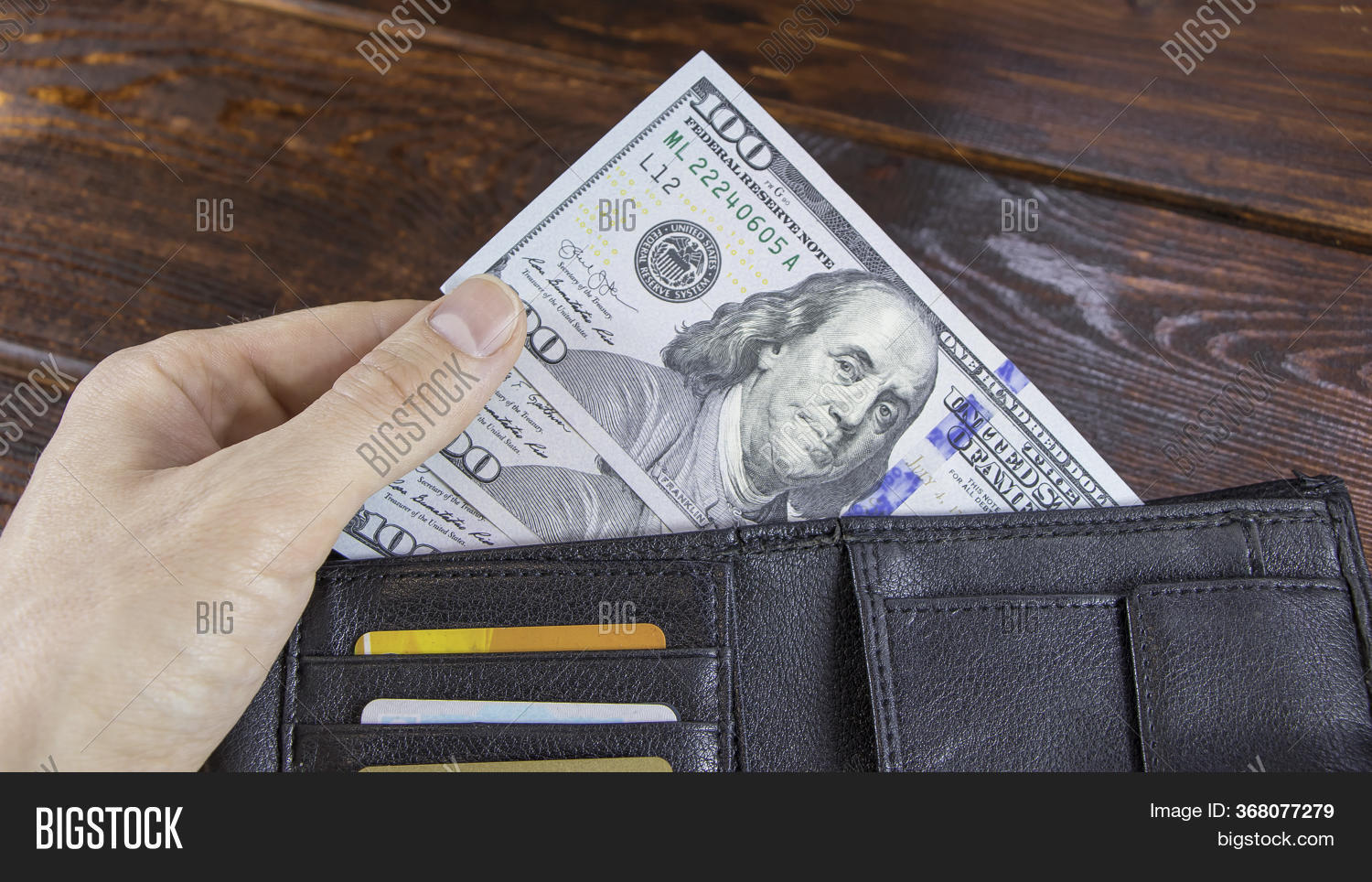 Hand Takes Cash Image & Photo (Free Trial) | Bigstock