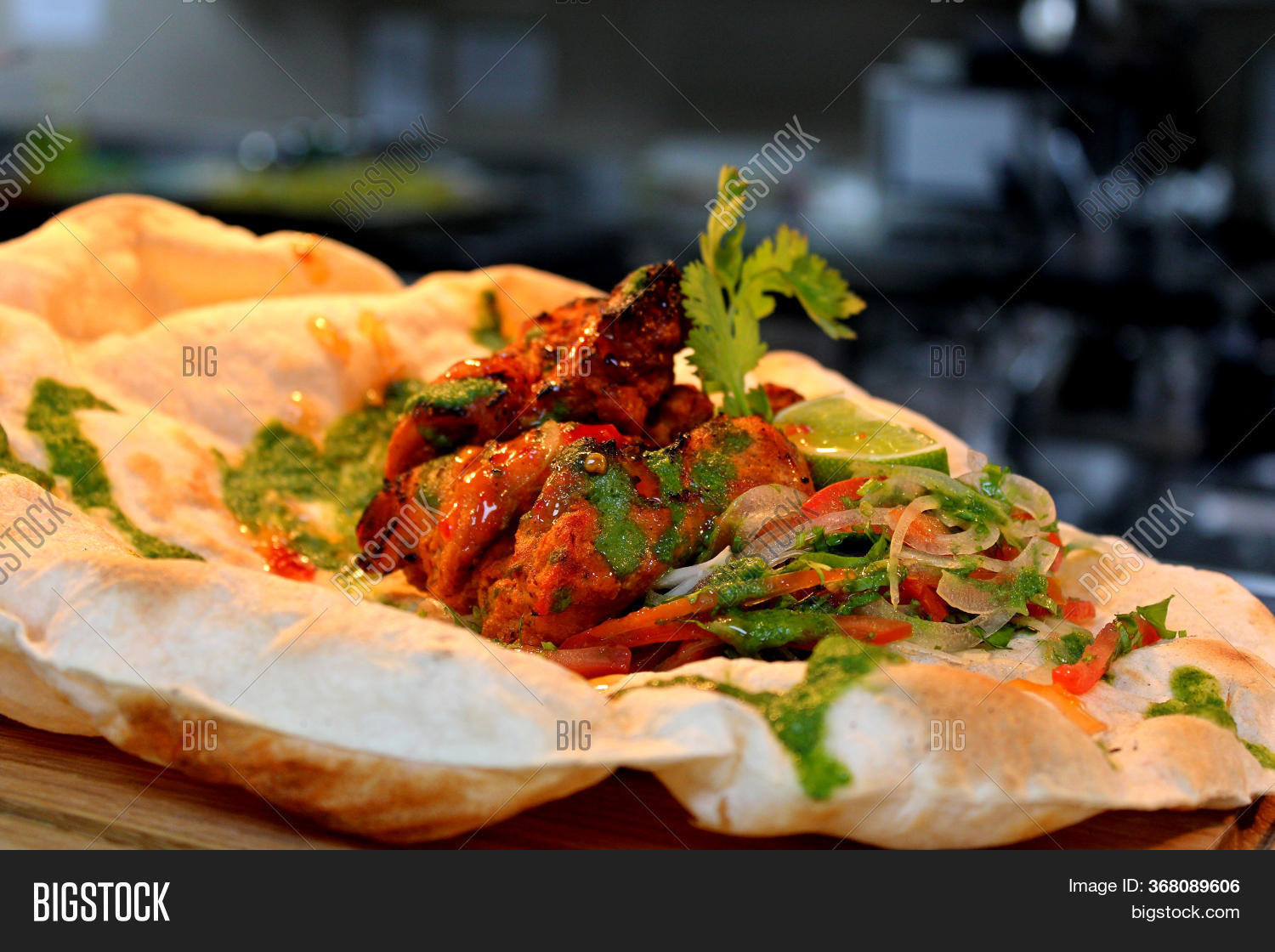 Chicken Tikka Naan Image & Photo (Free Trial) | Bigstock